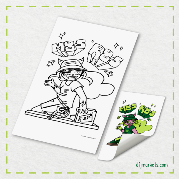 Mates Rates – free coloring page (easy)